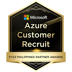 MICROSOFT LUMINARIES BADGE Azure Customer Recruit 2023 - ePLDT